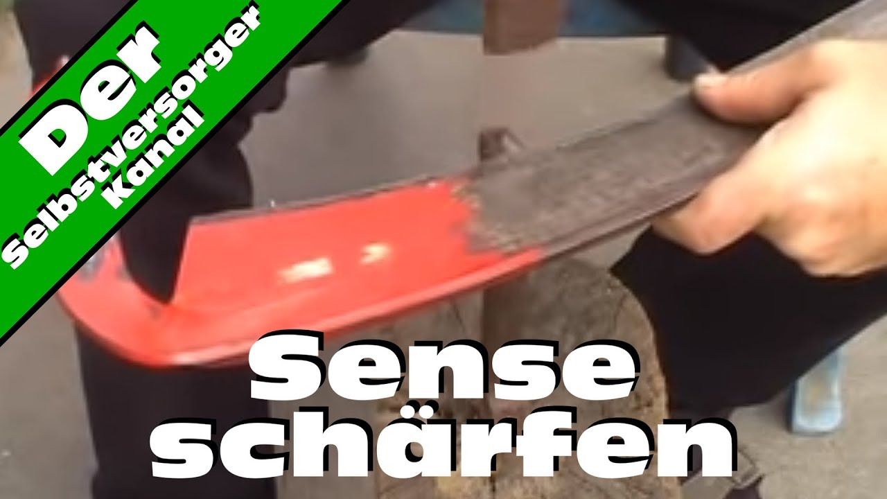 Heuernte die Zweite, oder von meinen Versuchen, eine Sense zu dengeln ...